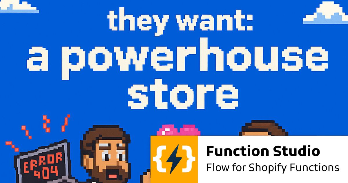 Category 'Shopify Functions' — Function Studio